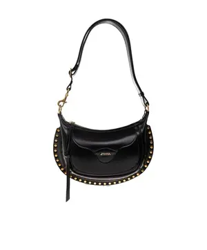 Isabel Marant Étoile Moon Studded Shoulder Bag - Black