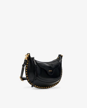Isabel Marant Étoile Moon Studded Shoulder Bag - Black