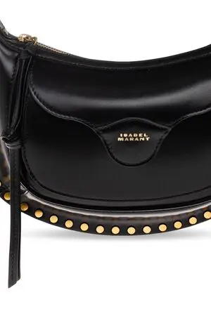 Isabel Marant Étoile Moon Studded Shoulder Bag - Black
