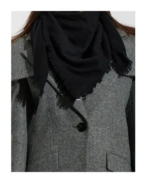 Zadig&Voltaire Stevie Strass Fringed Scarf