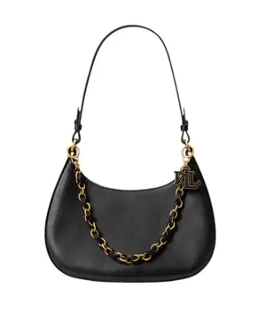 Ralph Lauren Marcy Shoulder Bag - Black