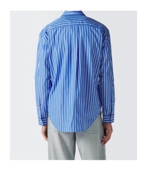 Balenciaga Striped Cotton Poplin Shirt