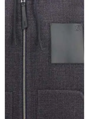 Loewe Wool Blend Hooded Jacket