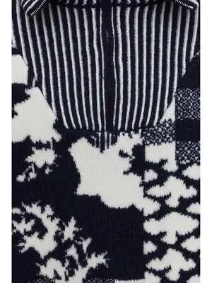 Loewe Wool Zip Sweater - Blue