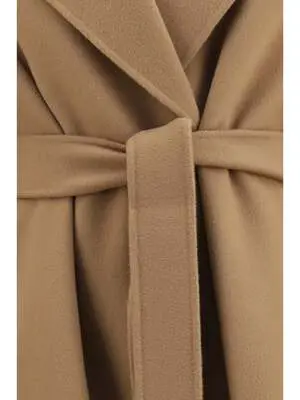 Max Mara S Poldo Virgin Wool Coat - Cream