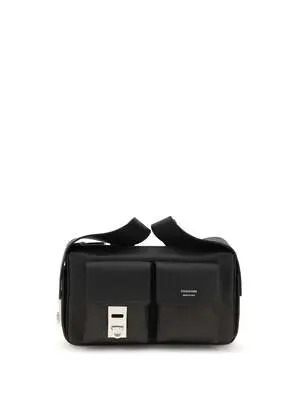 FERRAGAMO Hug Buckle Utility Shoulder Bag - Black