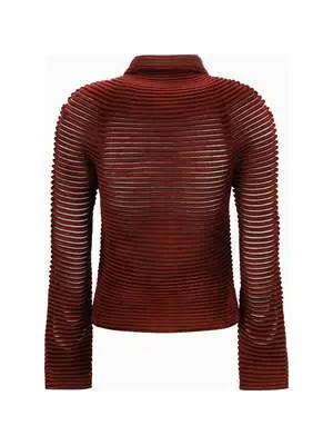 Giorgio Armani Openwork Viscose-blend Cardigan - Multicolor
