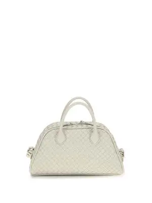 Bottega Veneta Small Intrecciato Leather Bauletto Handbag - Gray