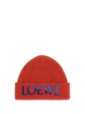 Loewe Wool Beanie - Red