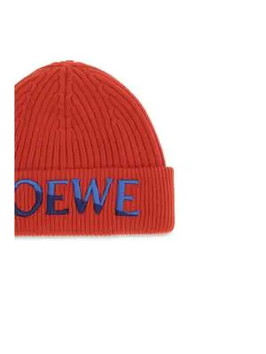 Loewe Wool Beanie - Red