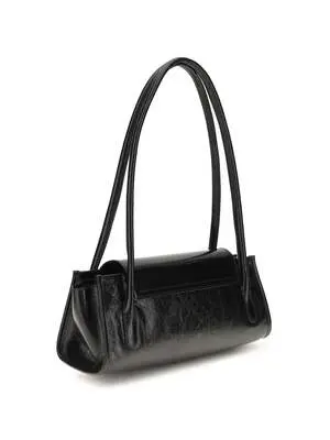 Marni Trunkette Leather Shoulder Bag - Black