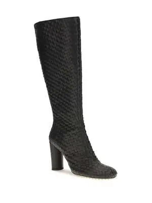 Bottega Veneta Cherry Intrecciato High Boots