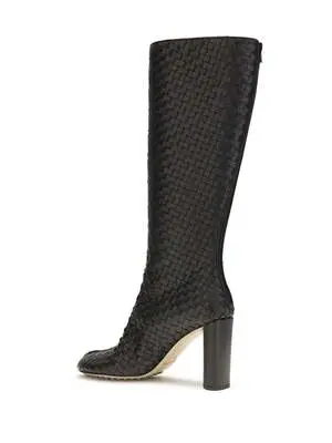 Bottega Veneta Cherry Intrecciato High Boots