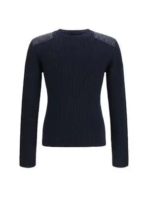 Fendi Ribbed Wool Sweater