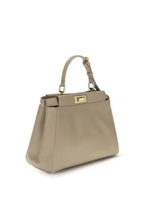 Fendi My Peekaboo Small Shoulder Bag - Cream