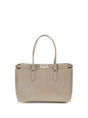 Fendi Peekaboo Small Tote Bag - Cream