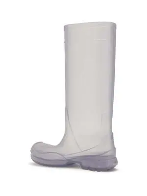 Loewe Logo Rubber Rain Boots - Gray
