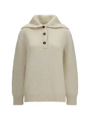 Malo High-neck Sailor Sweater With Buttons - Multicolor
