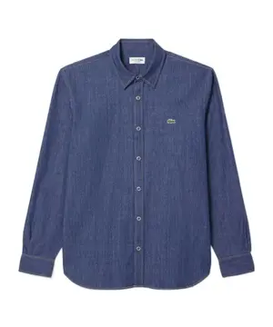Lacoste Regular-fit Cotton Shirt - Blue
