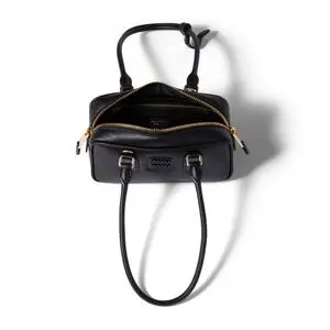 Miu Miu Arcadie Leather Bag - Black