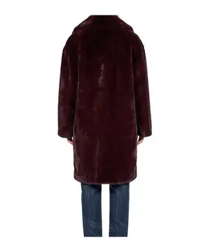 STAND STUDIO Camille Faux Fur Teddy Coat