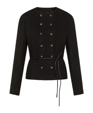 Seventy Wool Blend Jacket With Belt