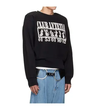 Vaquera Shoulder-padded Sweatshirt