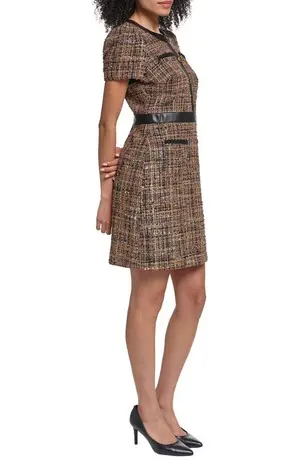 Karl Lagerfeld Paris Tweed Sheath Dress