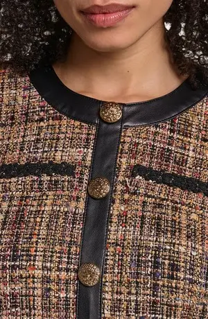 Karl Lagerfeld Paris Tweed Sheath Dress