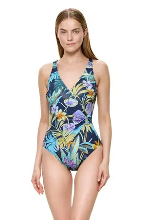 GOTTEX Paradise Beauty Surplice One Piece Swimsuit