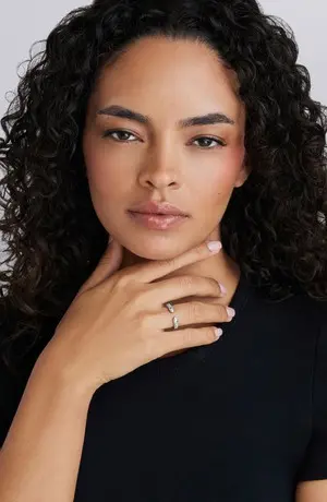 Lagos Signature Caviar Pavé Diamond Versa Ring