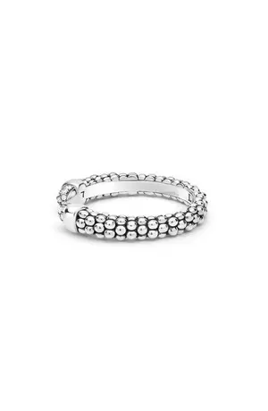 Lagos Signature Caviar Pavé Diamond Versa Ring