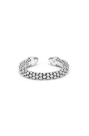 Lagos Signature Caviar Pavé Diamond Versa Ring