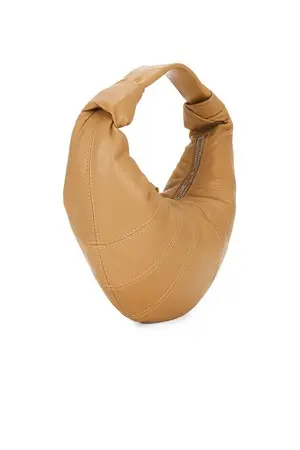 LEMAIRE Mini Fortune Croissant Bag In Tan - Butternut