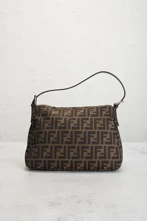 Fendi Zucca Mama Forever Baguette Shoulder Bag
