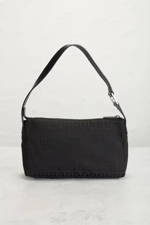 Fendi Zucchino Pochette Shoulder Bag
