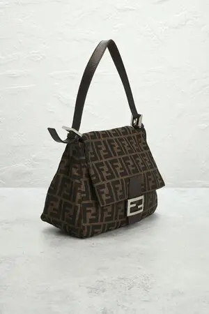 Fendi Zucca Mama Baguette Shoulder Bag