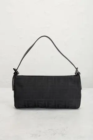 Fendi Zucca Pochette Shoulder Bag