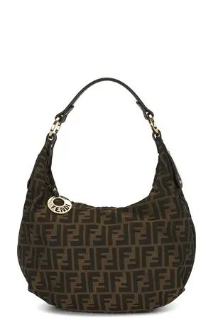 Fendi Zucca Hobo Bag - Brown