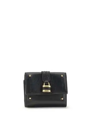 Chloé Mini Paddington Trifold Wallet - Black