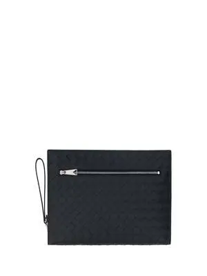 Bottega Veneta Intrecciato Document Holder - Black