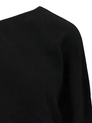 Arch4 Wiki Asymmetric One-shoulder Sweater - Black