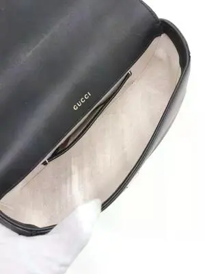 Gucci 2016-2026 Calfskin Horsebit 1955 Top Handle Bag Satchel
