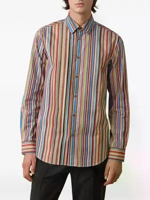 Paul Smith Regular-fit 'signature Stripe' Poplin Shirt