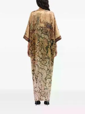 PIERRE-LOUIS MASCIA Tapestry-print Silk Maxi Dress
