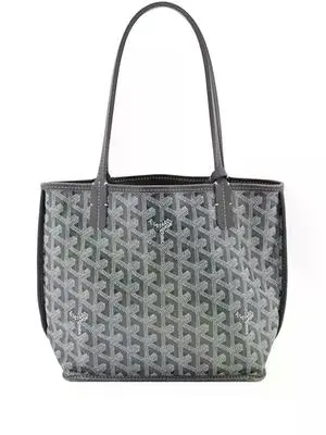 Goyard 2000-2026 Mini Goyardine Reversible Anjou Tote Bag - Grey