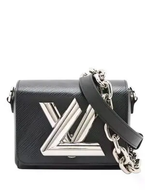 LOUIS VUITTON 2000-2026 Epi Twist Shoulder Bag - Black