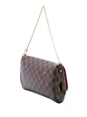 LOUIS VUITTON 2015 Damier Ebene Favorite Mm Satchel