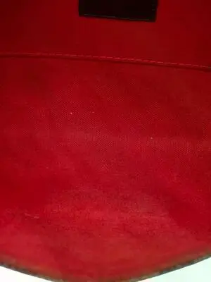 LOUIS VUITTON 2015 Damier Ebene Favorite Mm Satchel