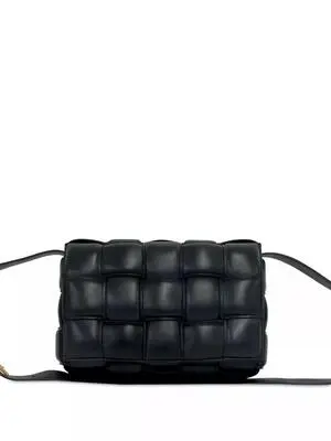 Bottega Veneta 2000-2026 Nappa Intrecciato Padded Cassette Crossbody Bag - Black